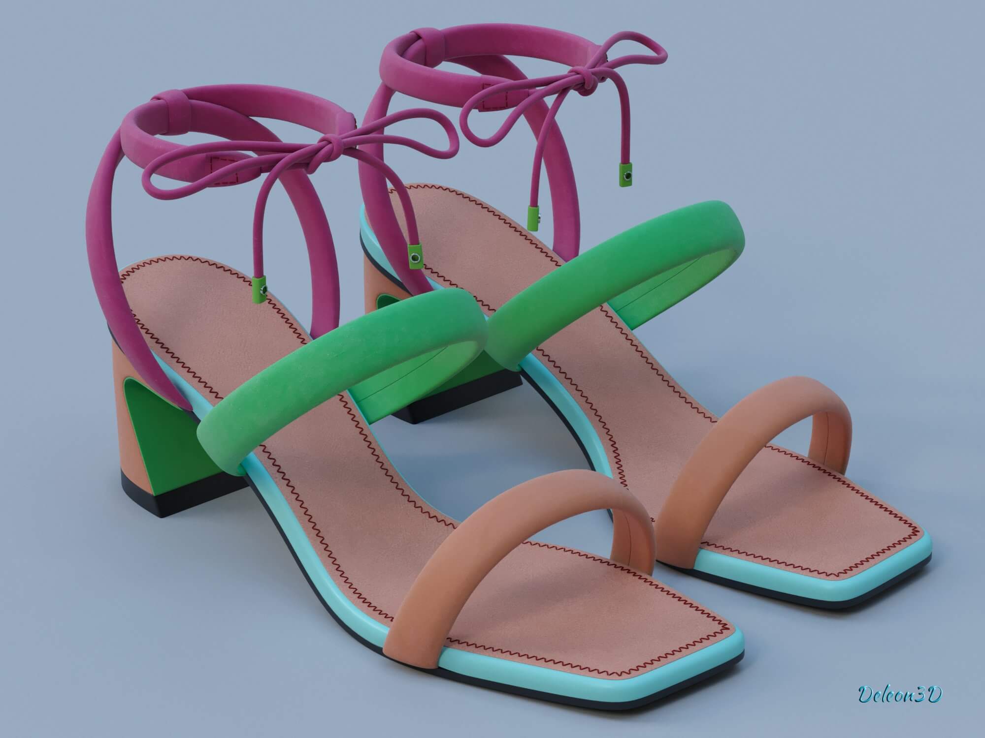 Sandal - 3D Model by deleon3d