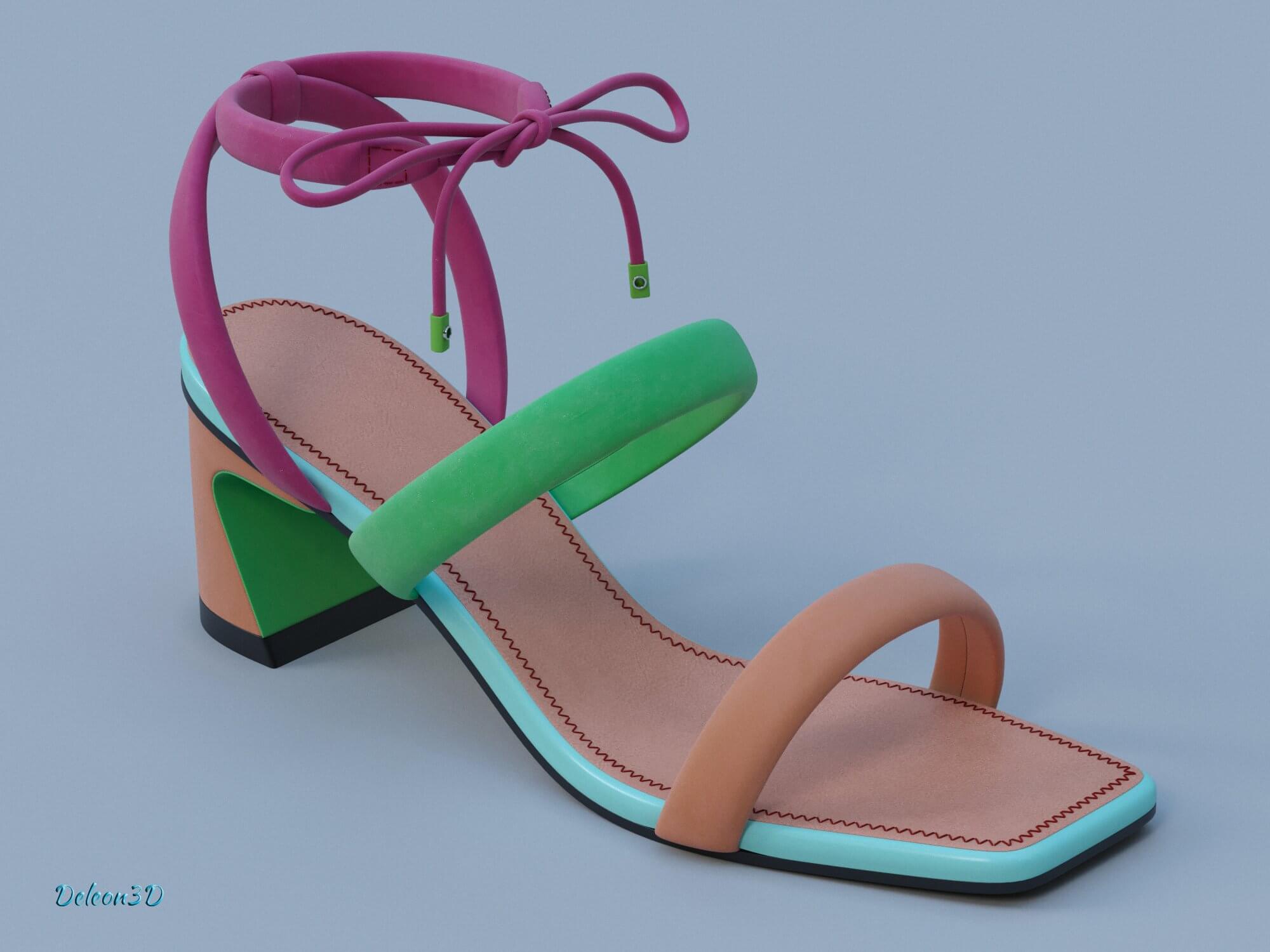 Sandal - 3D Model by deleon3d