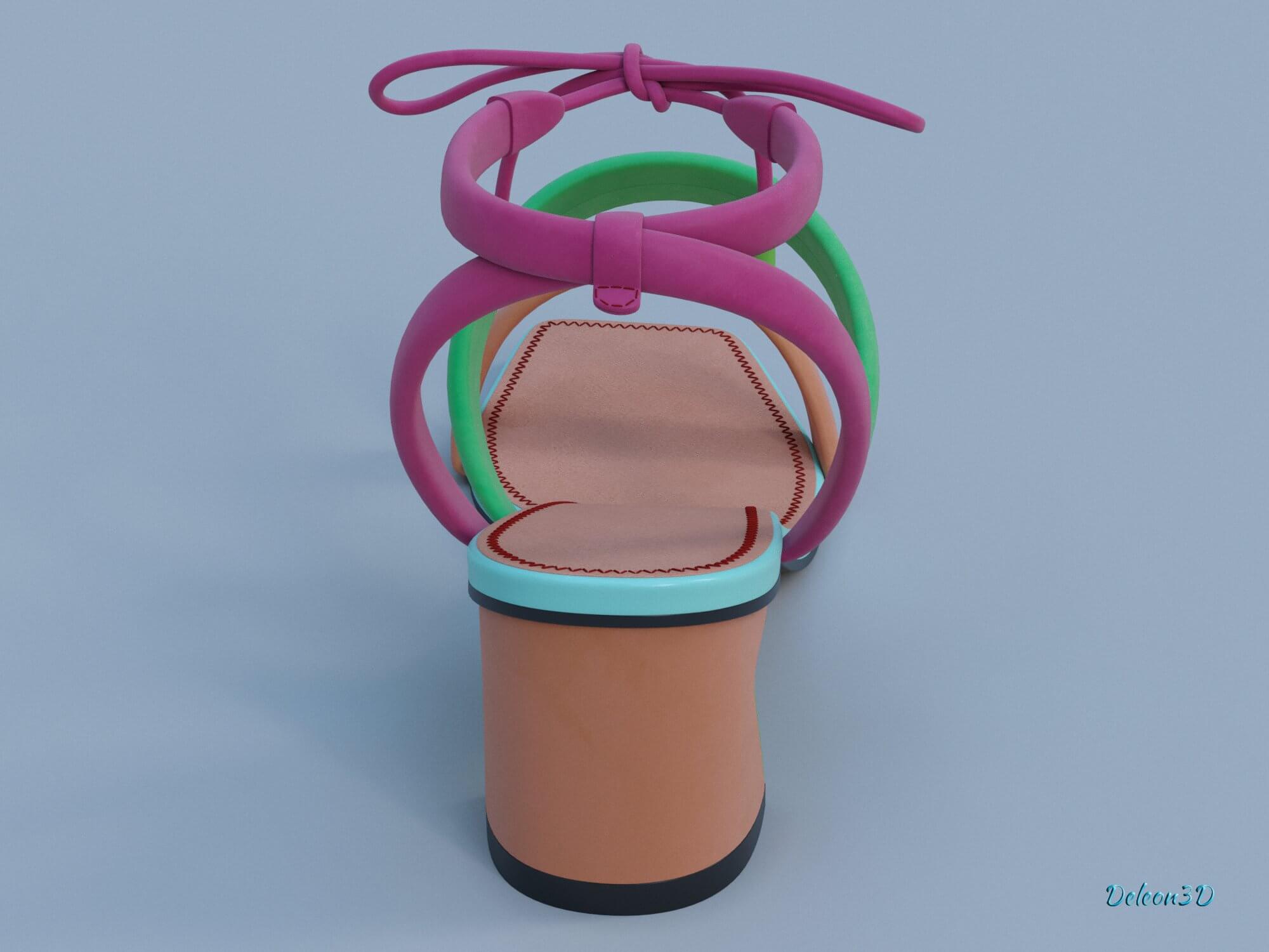 Sandal - 3D Model by deleon3d