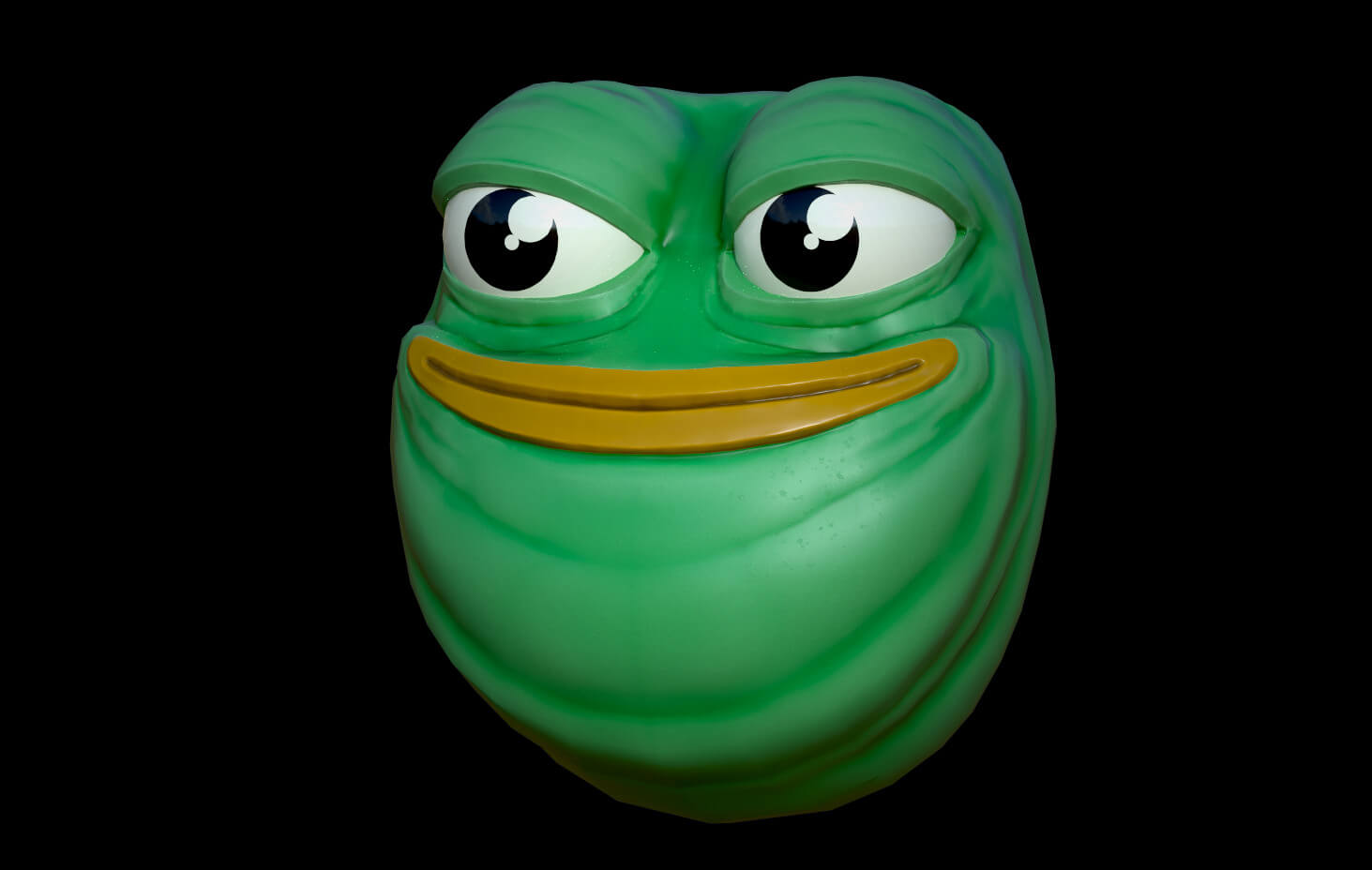 Pepe The Frog Head - 3D Model by demmordor