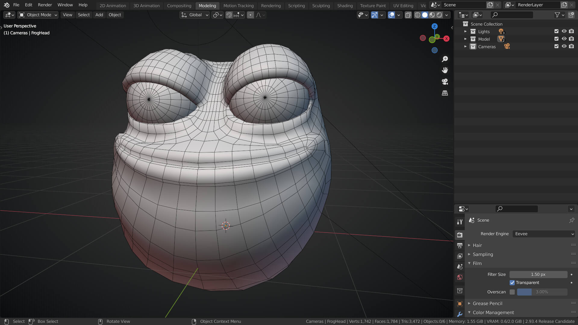 Pepe The Frog Head - 3D Model by demmordor