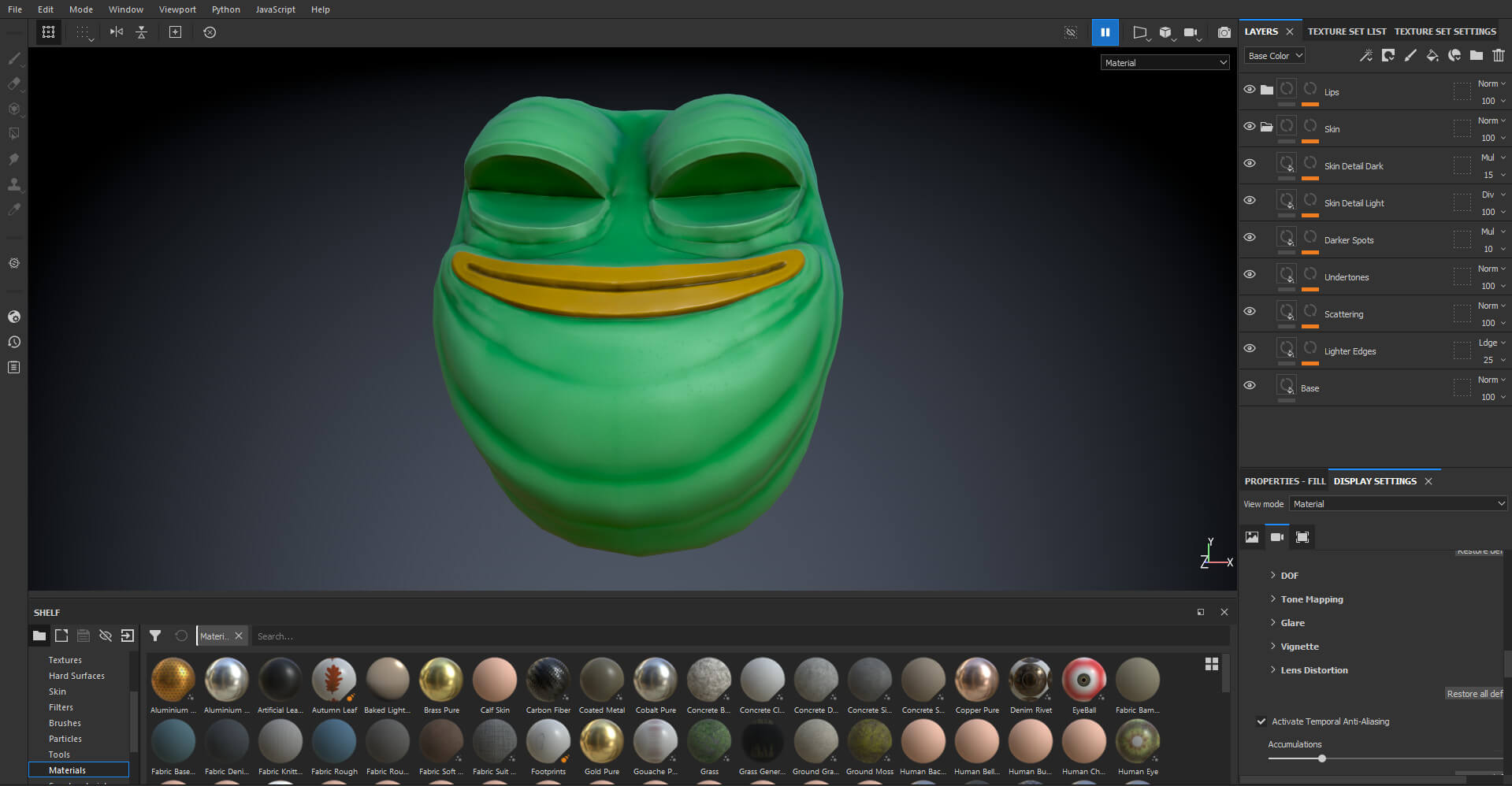 Pepe The Frog Head - 3D Model by demmordor