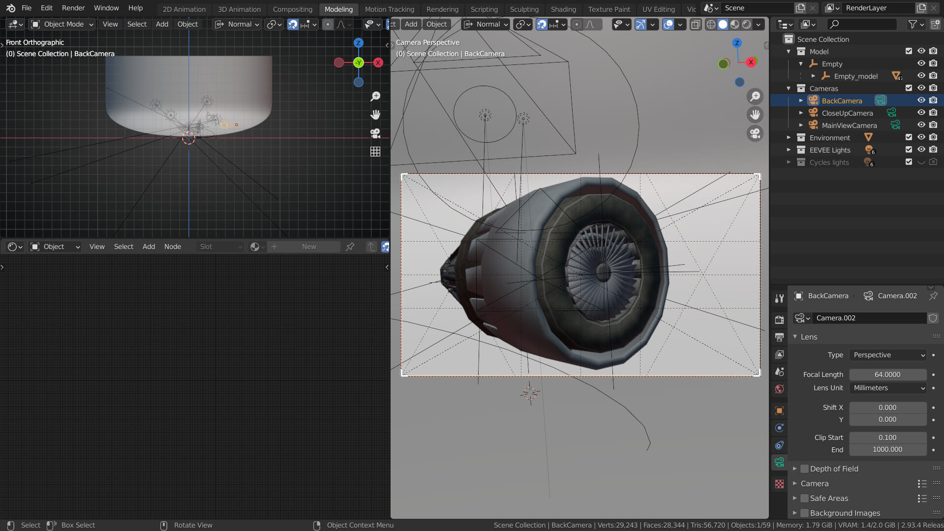 Rocket Thruster Engine - 3D Model by demmordor
