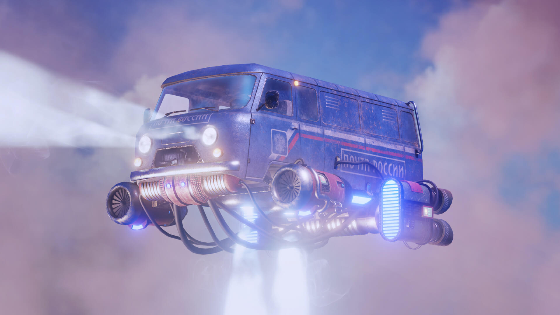 Soviet Flying Car - 3D Model by demmordor