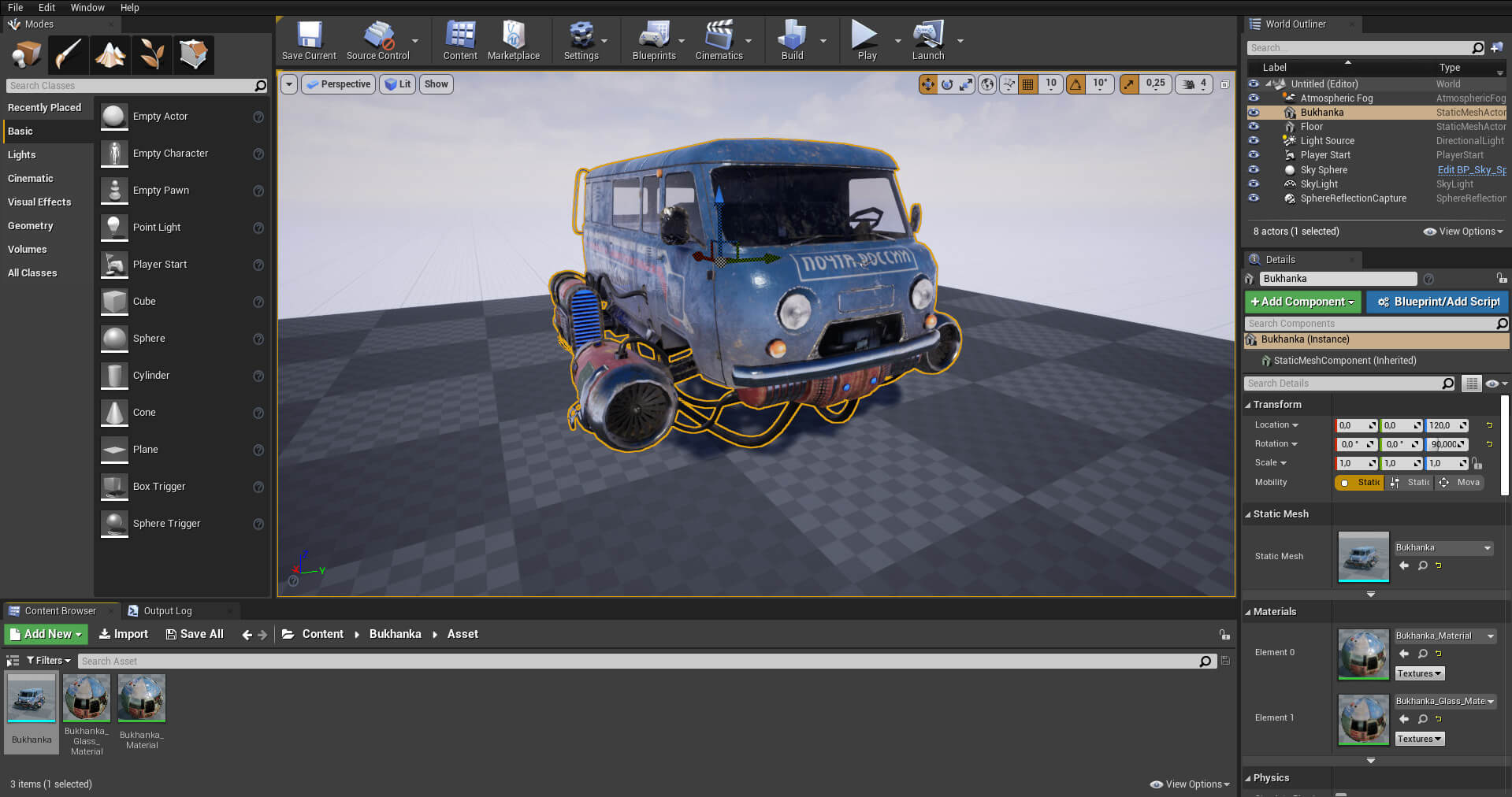 Soviet Flying Car - 3D Model by demmordor
