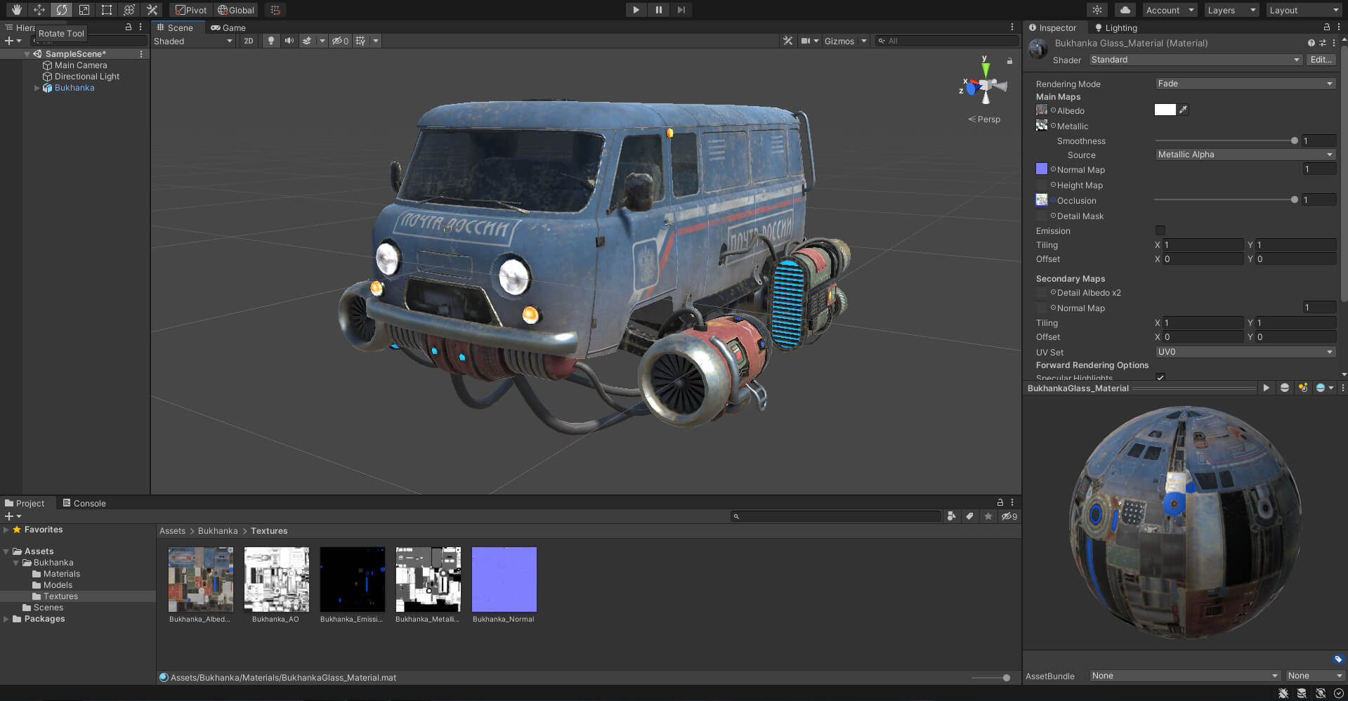 Soviet Flying Car - 3D Model by demmordor