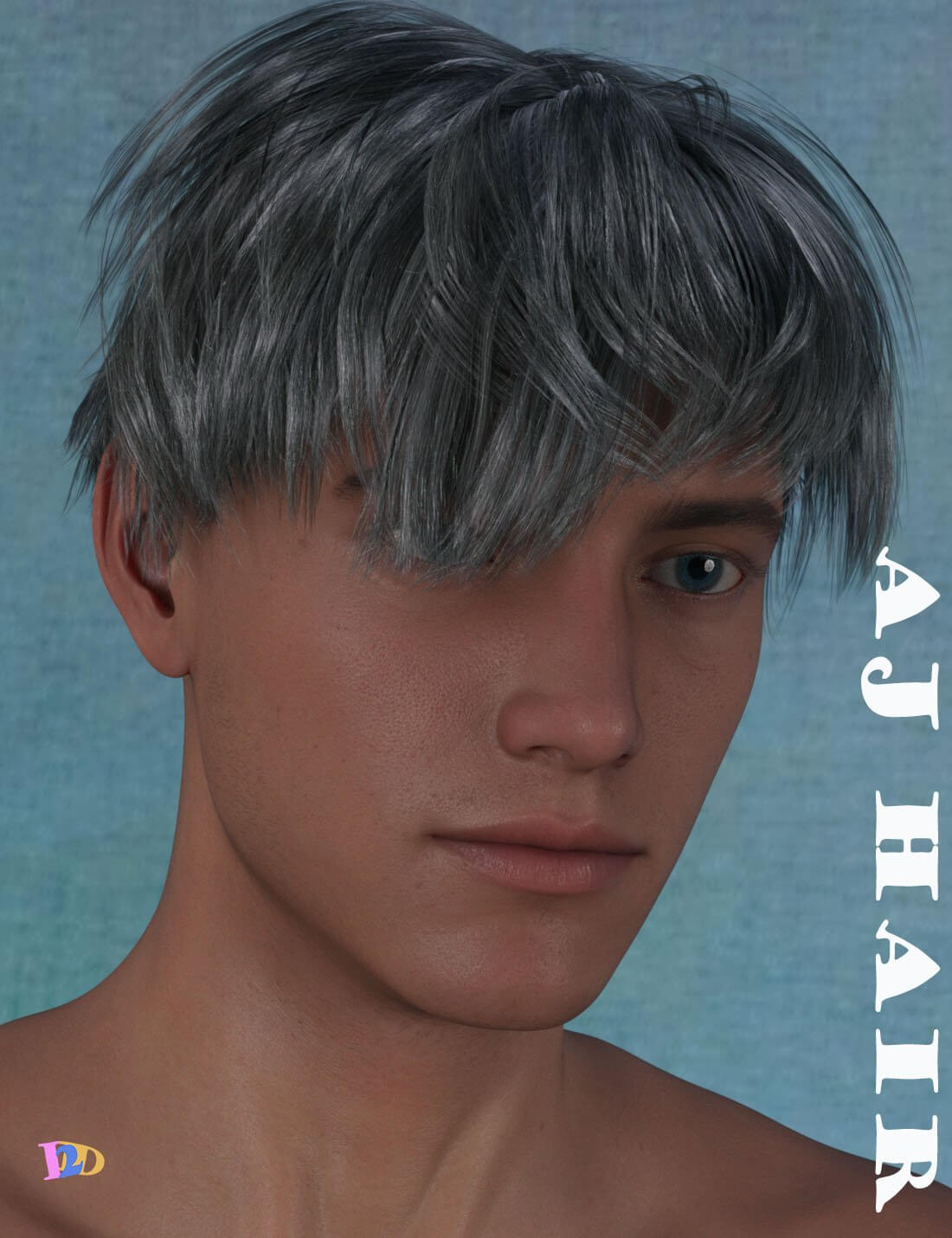 Adrian John Hair For Genesis 8.1 & 8 Male - Daz Content by den