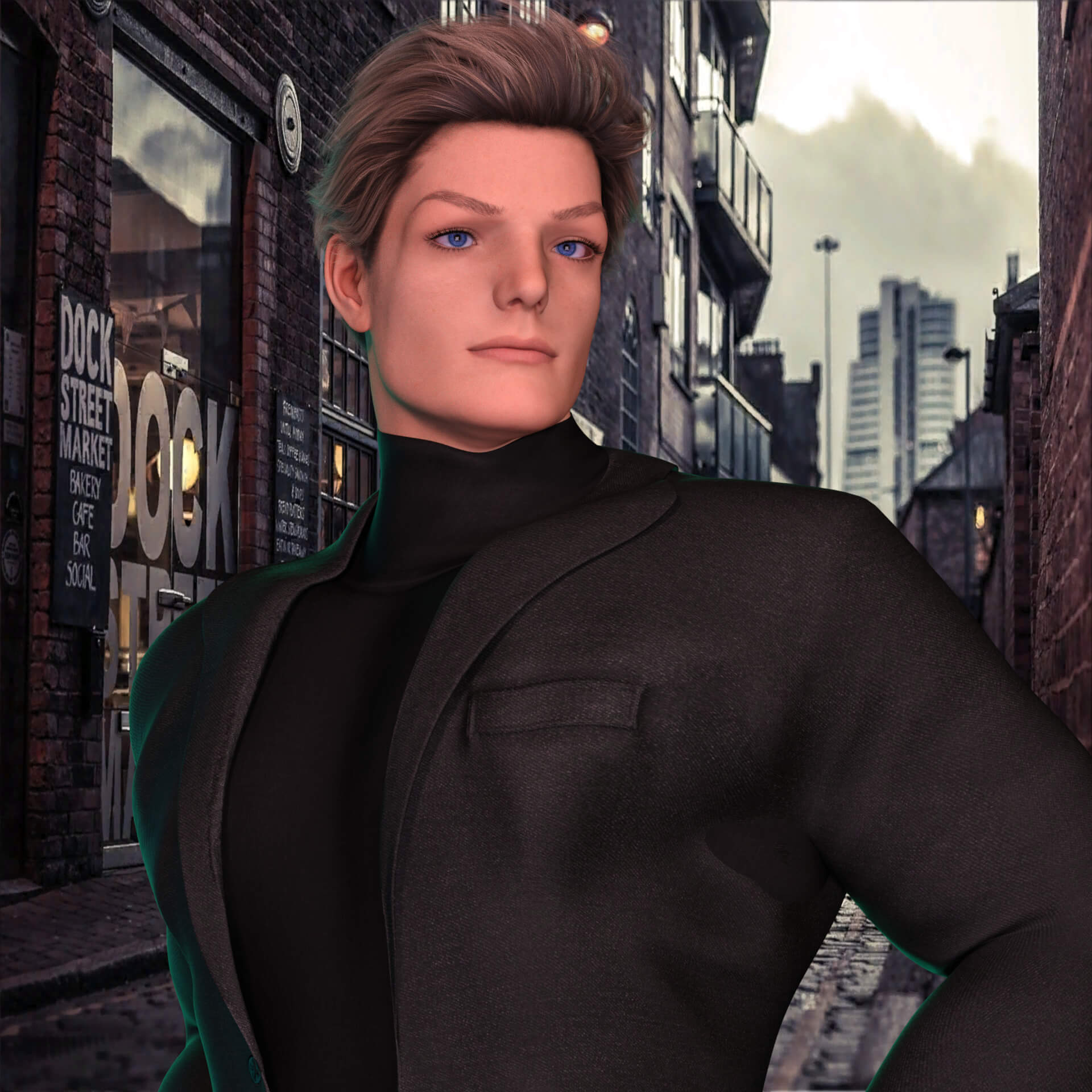 Aimer HD for G8.1M OBJ - Textures in an Separate Folder 3D Model by den