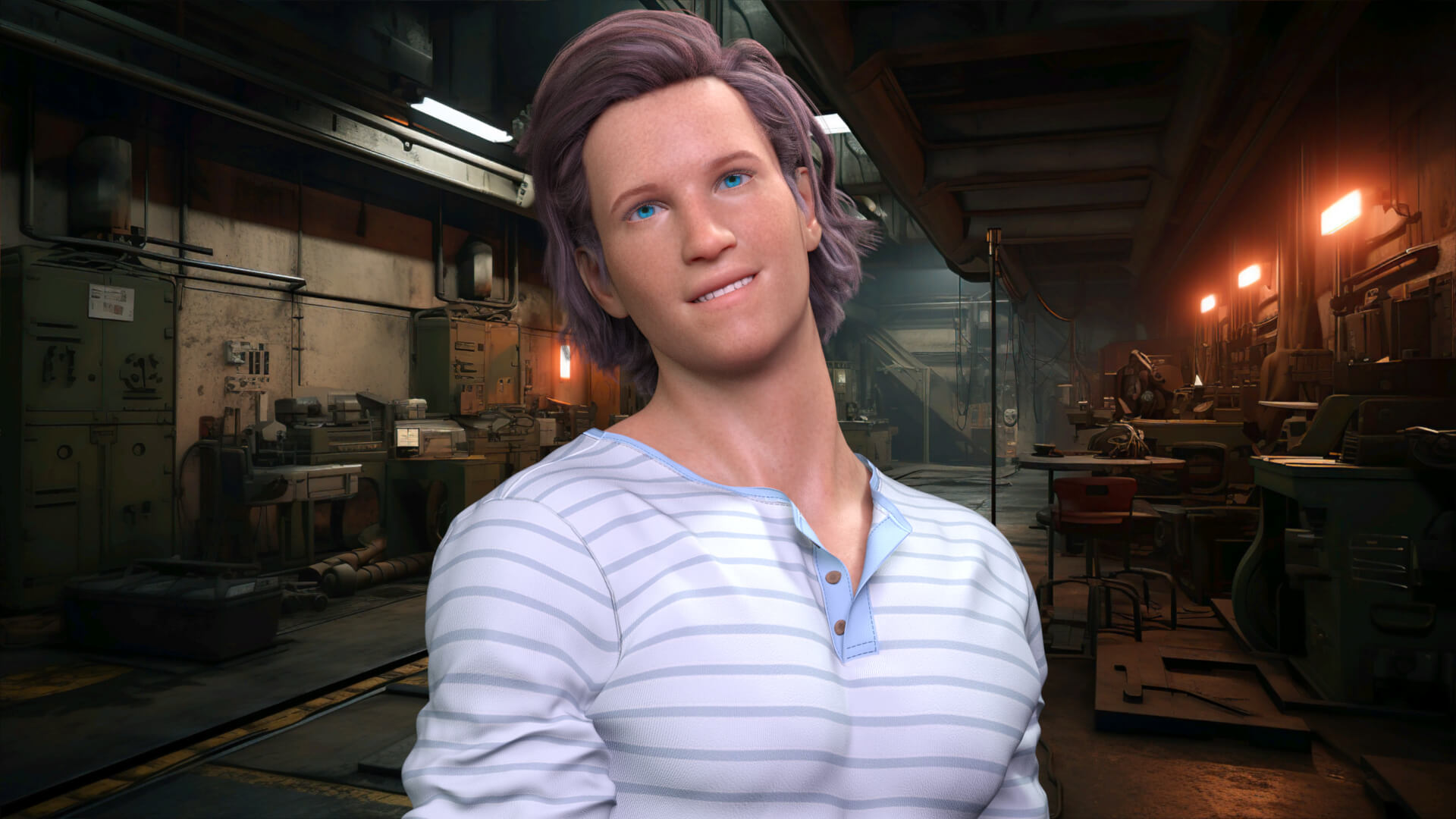 Alberto HD Genesis 9 FBX - Textures in an Separate Folder 3D Model by den