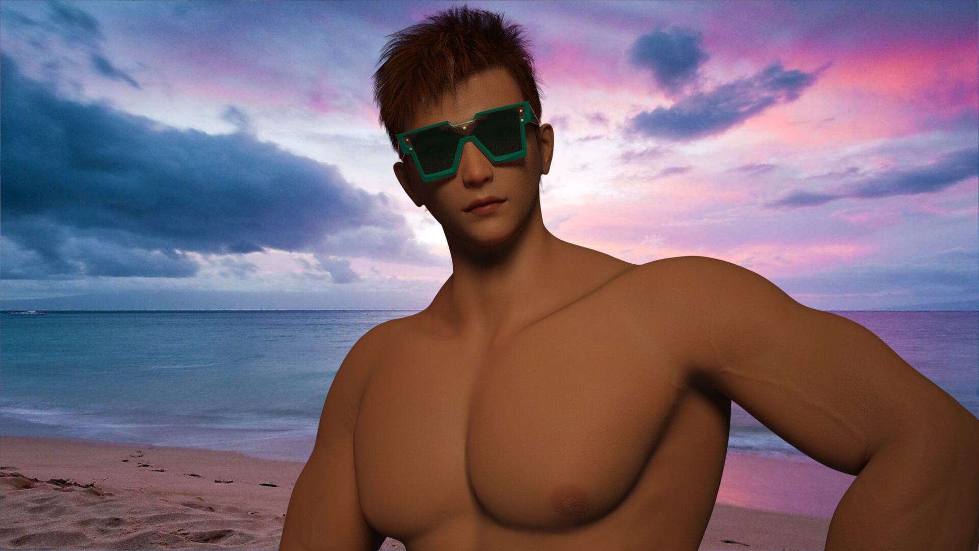 Aoi HD Genesis 9 FBX - Textures in an Separate Folder 3D Model by den