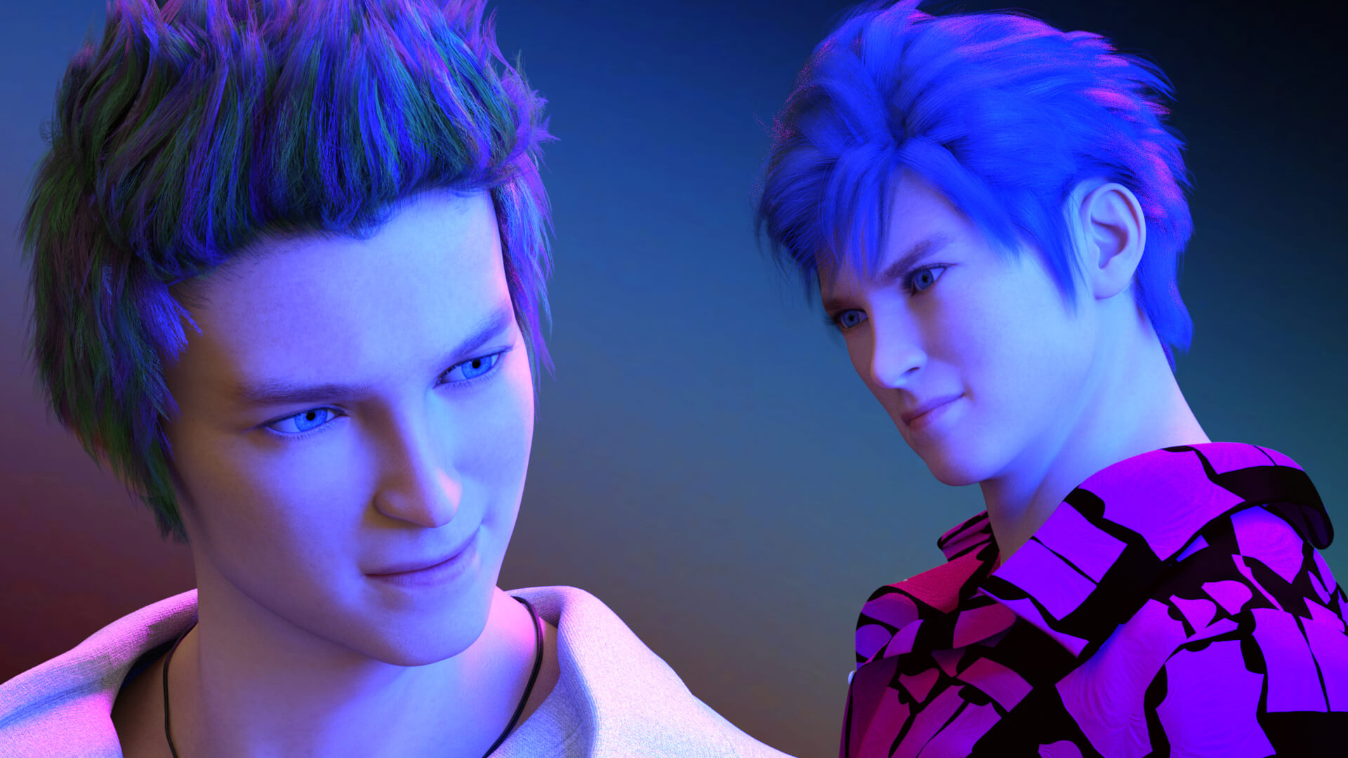 Botan HD FBX for G8.1M - Textures in an Separate 3D Model by den