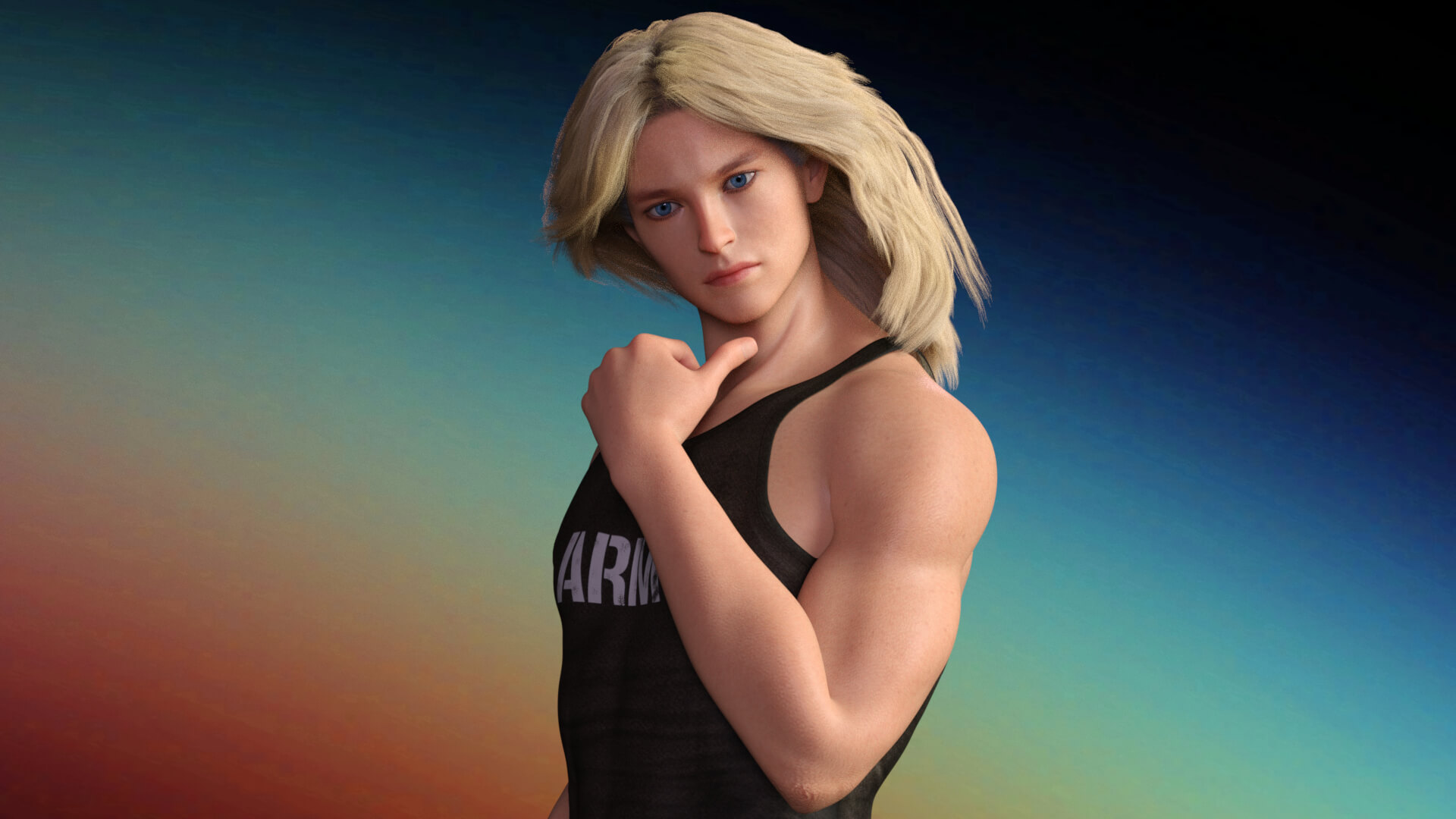 Botan HD FBX for G8.1M - Textures in an Separate 3D Model by den