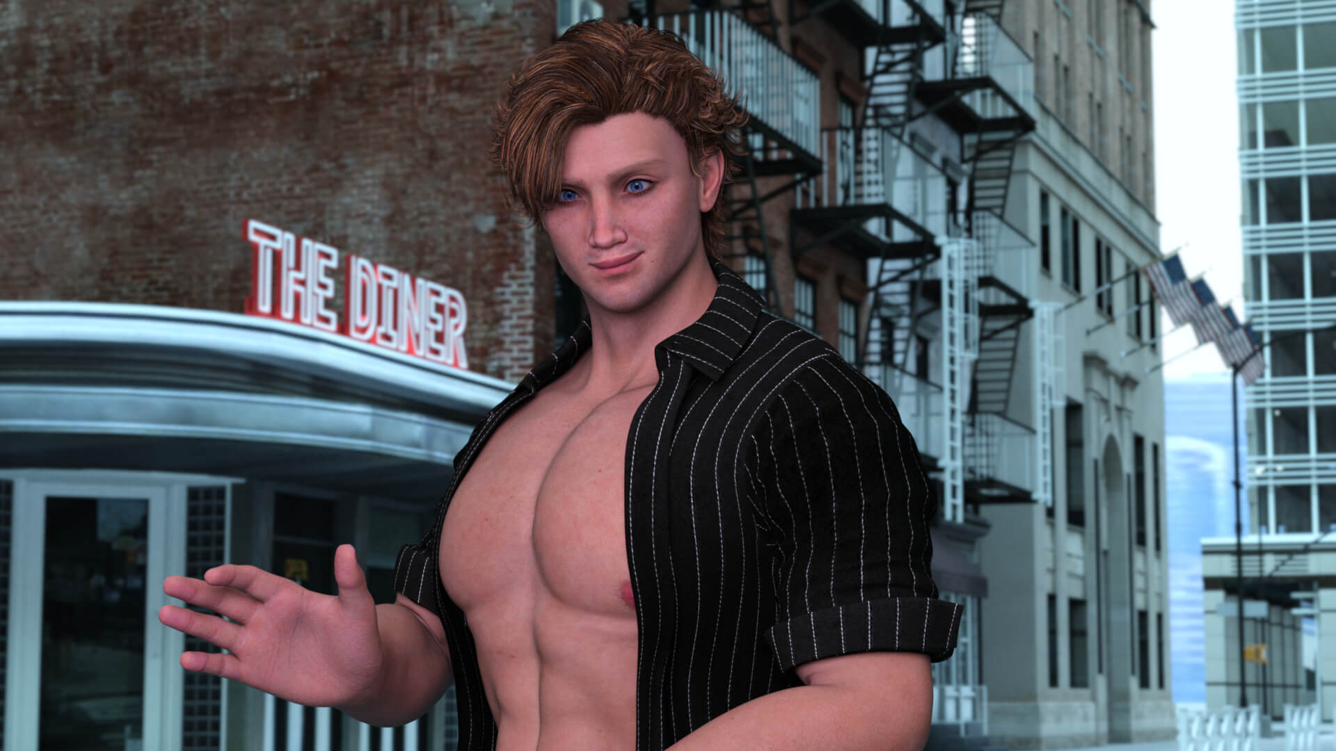 Brendan HD for Genesis 9 (3X1) - Daz Content by den