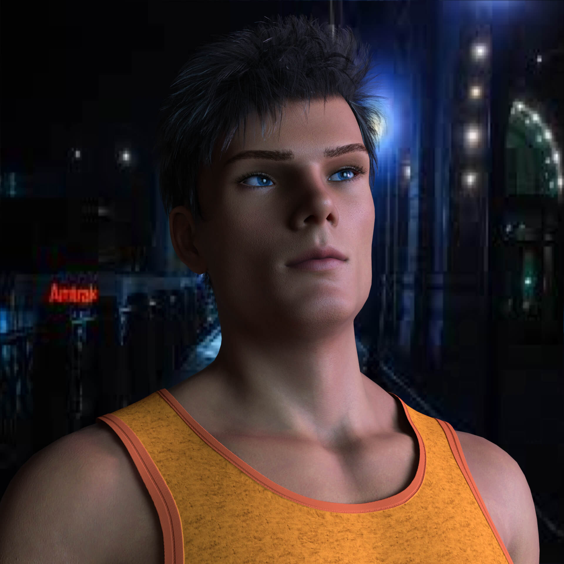 Caranthir HD Genesis 9 FBX - Textures in an Separate Folder 3D Model by den