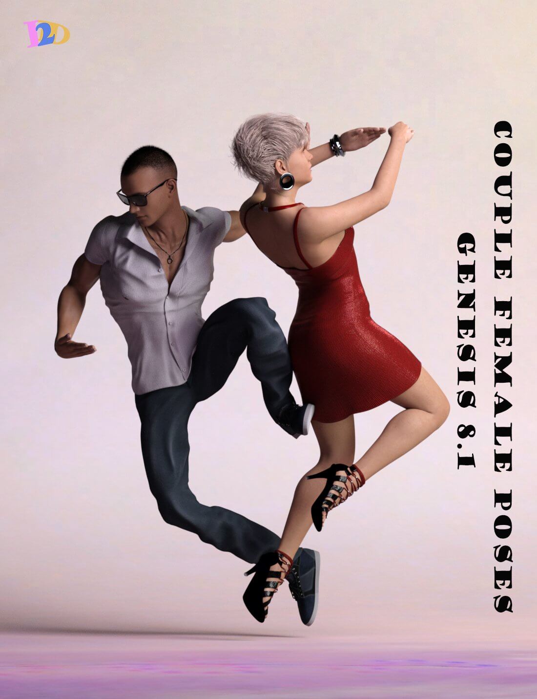 Couple Poses For Genesis 8.1 and 8 - Daz Content by den