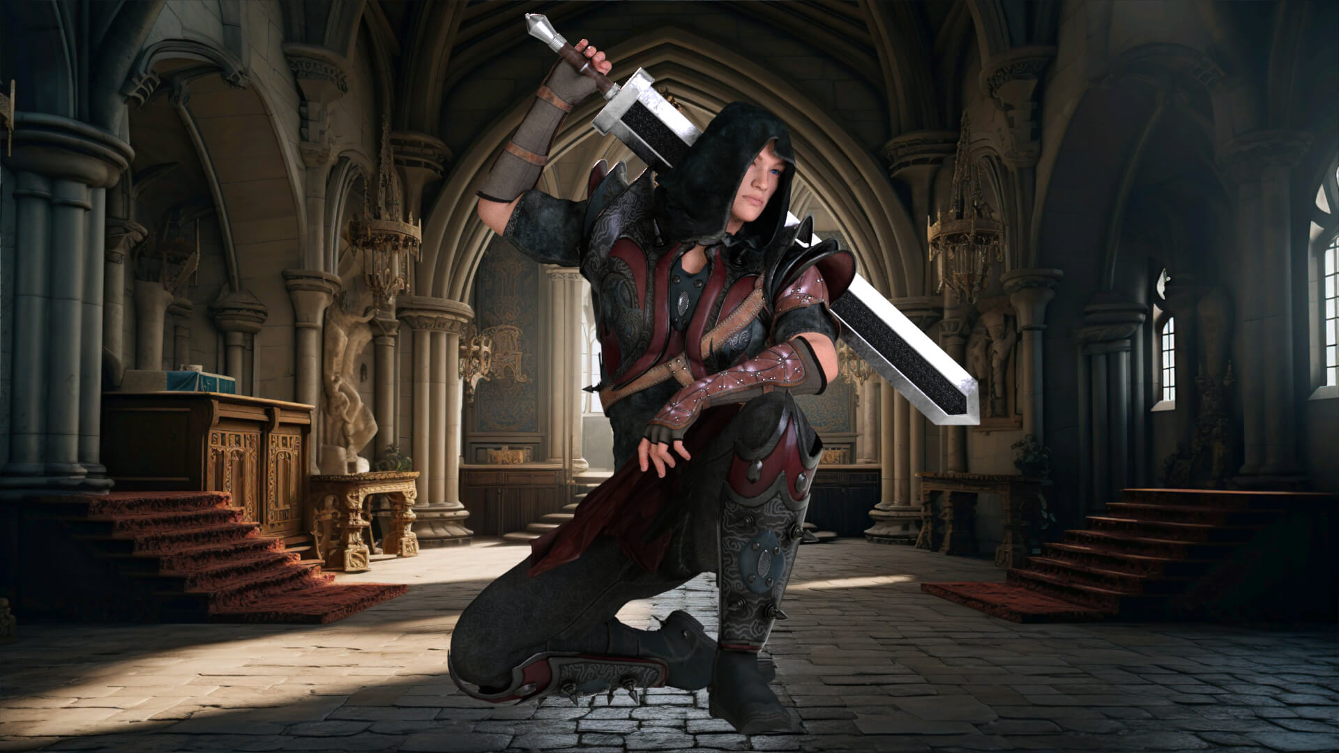 Dafner HD for Unreal Engine 5.3 Rigged With Textures - 3D Model by den