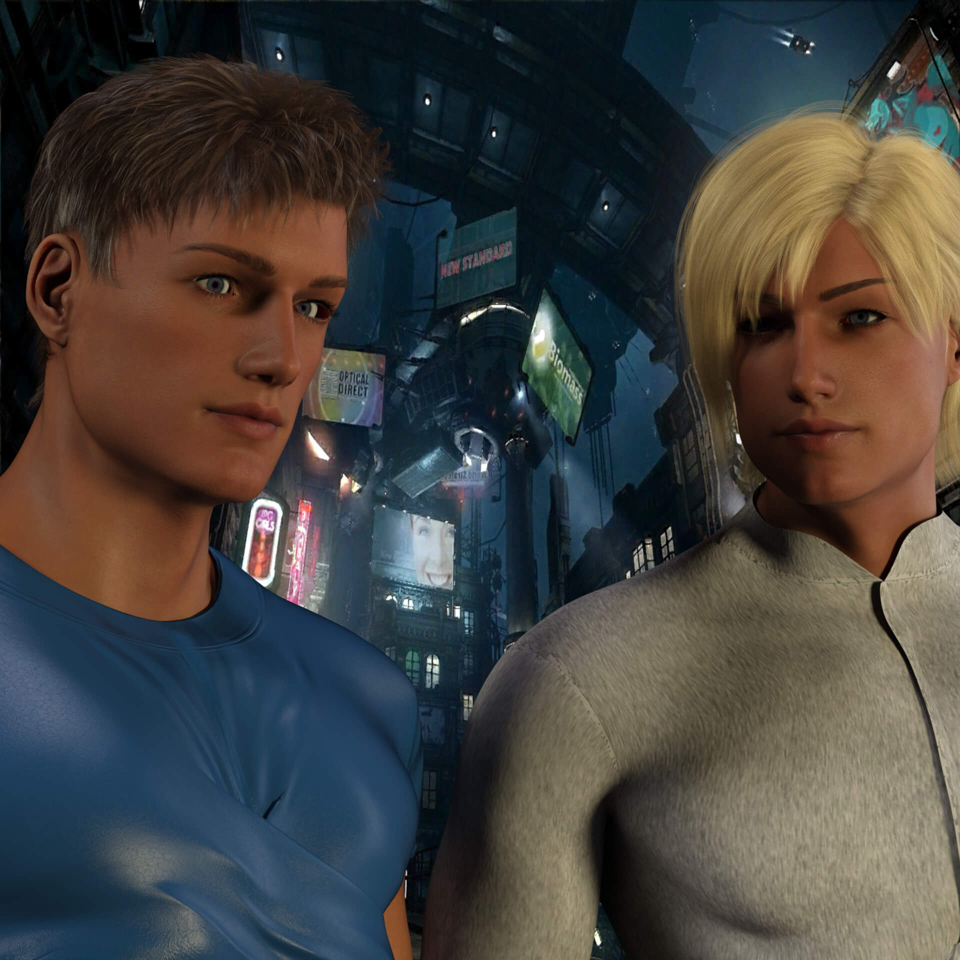 Damian for Genesis 9 OBJ - Textures in a Separate Folder 3D Model by den