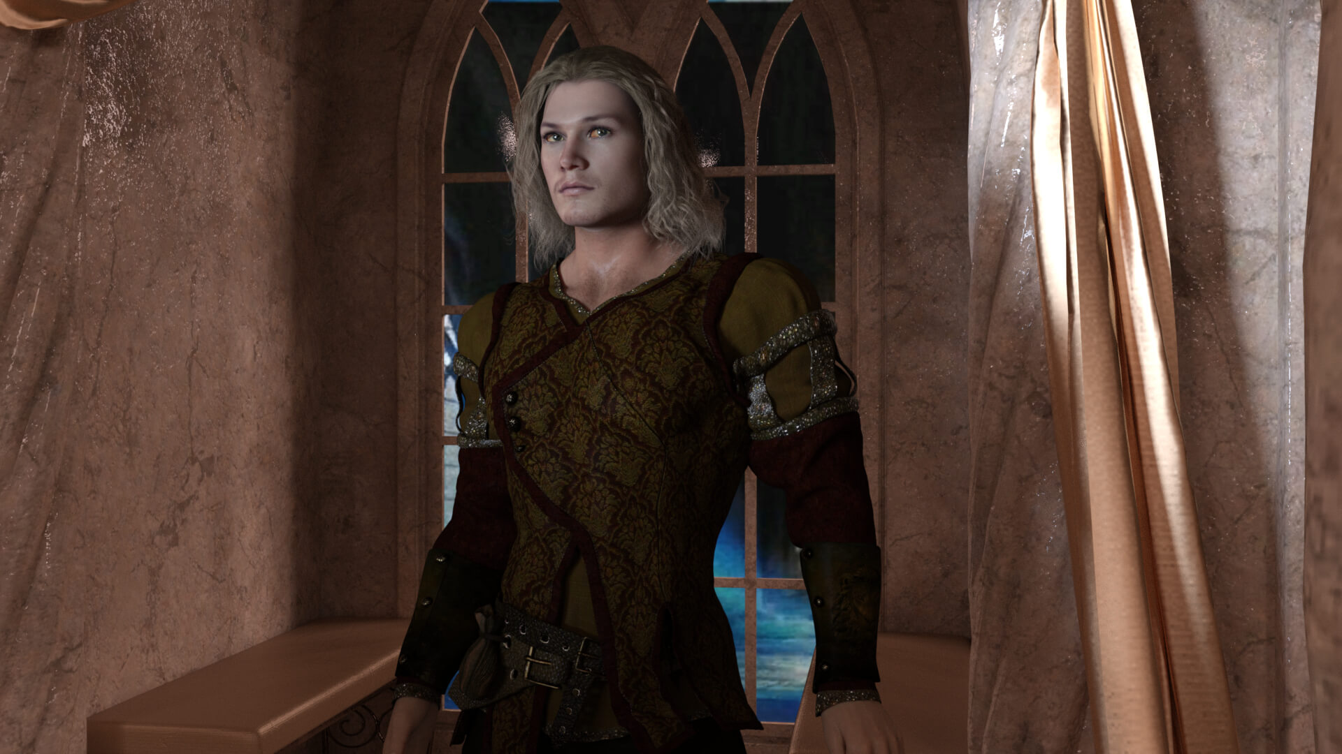 Damjan HD Autodesk 2020 FBX - Textures in an Separate 3D Model by den