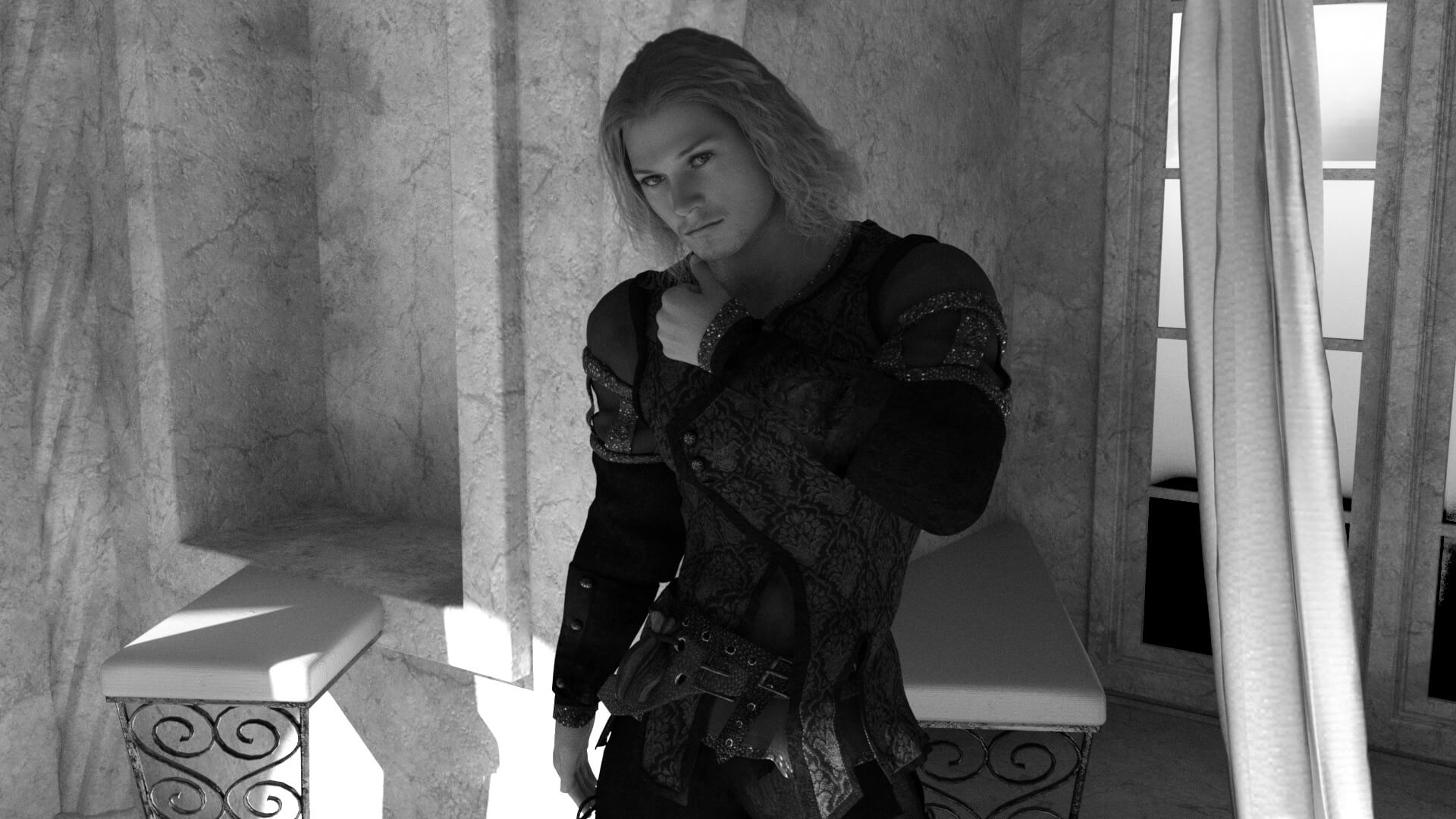 Damjan HD Autodesk 2020 FBX - Textures in an Separate 3D Model by den