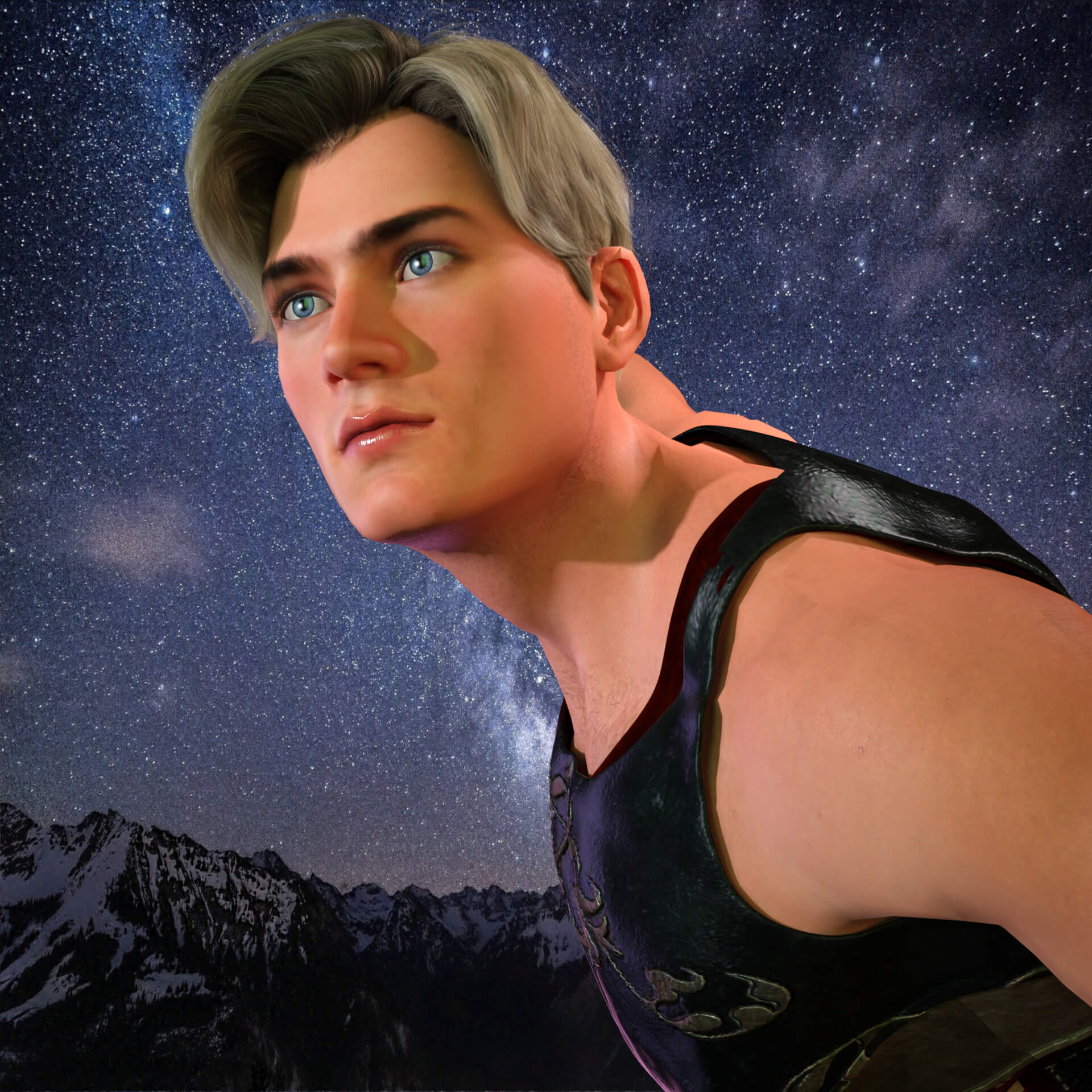 Damjan HD Autodesk 2020 FBX - Textures in an Separate 3D Model by den