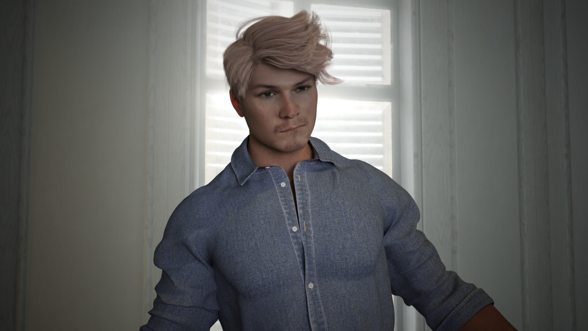 Damjan HD OBJ for Genesis 8.1 Male - Textures in an Separate 3D Model ...