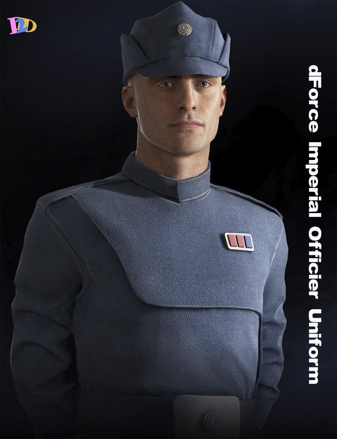 dForce Imperial Officer Uniform Outfit for Genesis 8.1 Male - Daz ...