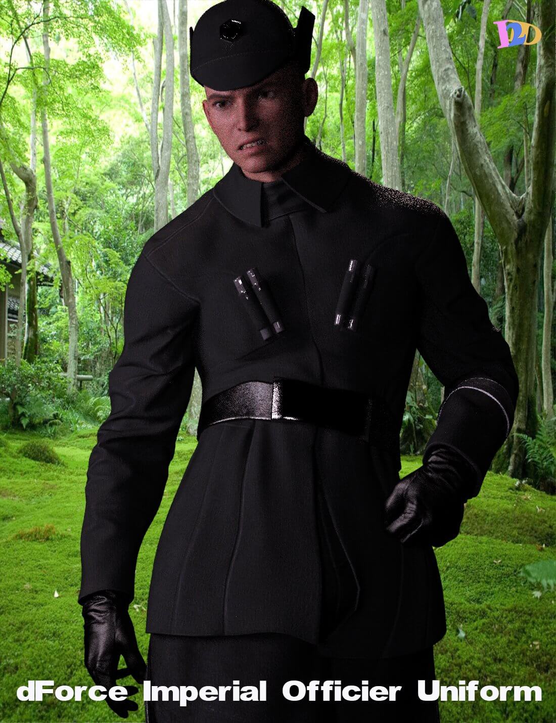 dForce Imperial Officer Uniform Outfit for Genesis 8.1 Male - Daz ...