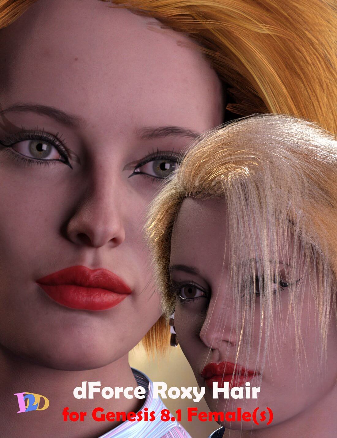 dForce Roxy Hair For Genesis 8.1 & 8 Female - Daz Content by den
