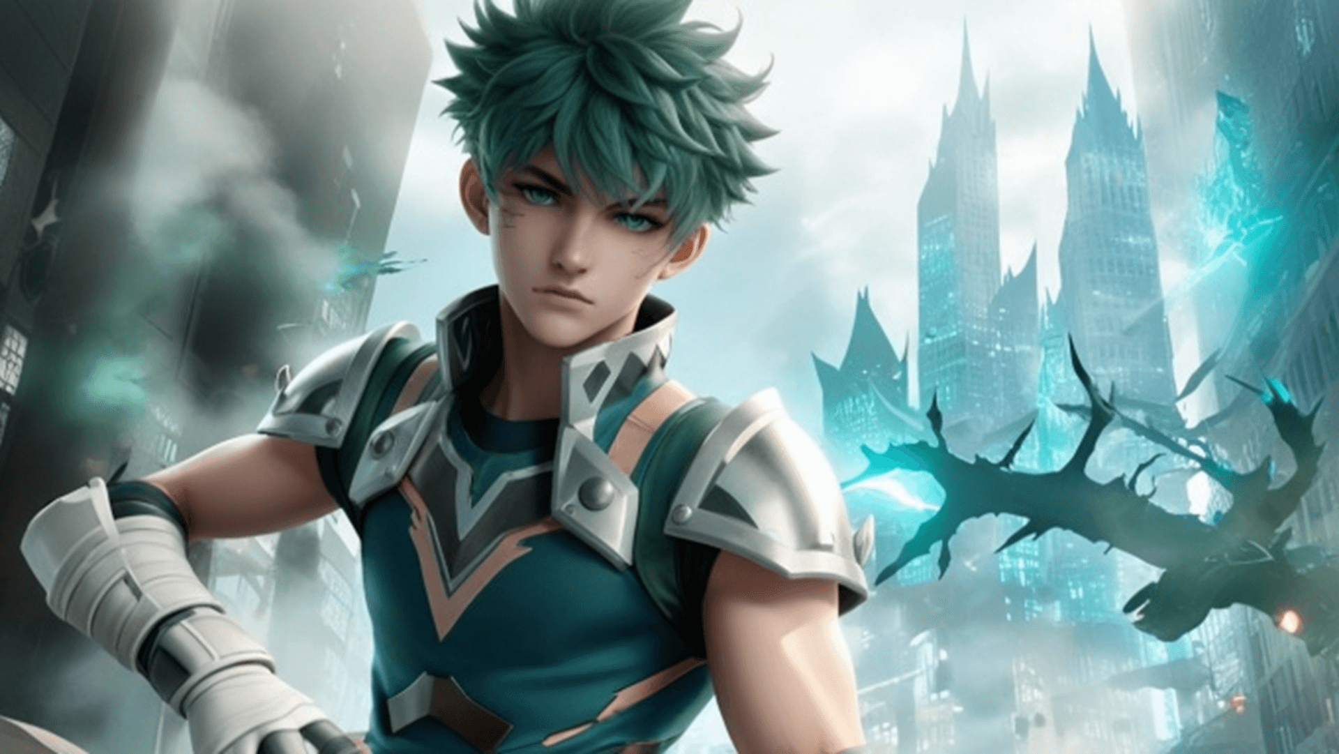 Deku HD 3D Render, Digital Art by den