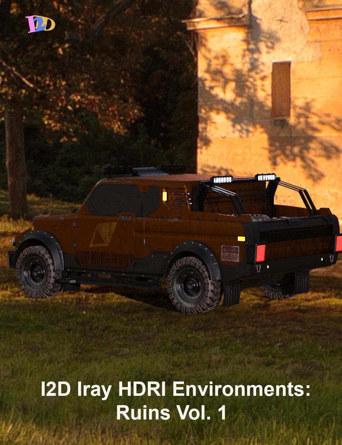 I2D Iray HDRI Environments: Ruins Vol. 1 - Daz Content by den