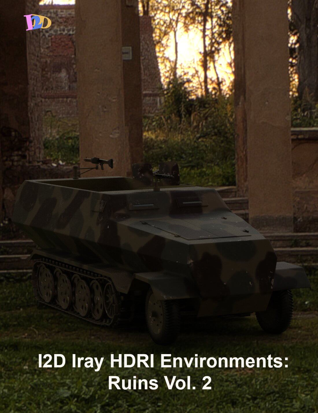 I2D Iray HDRI Environments: Ruins Vol. 2 - Daz Content by den