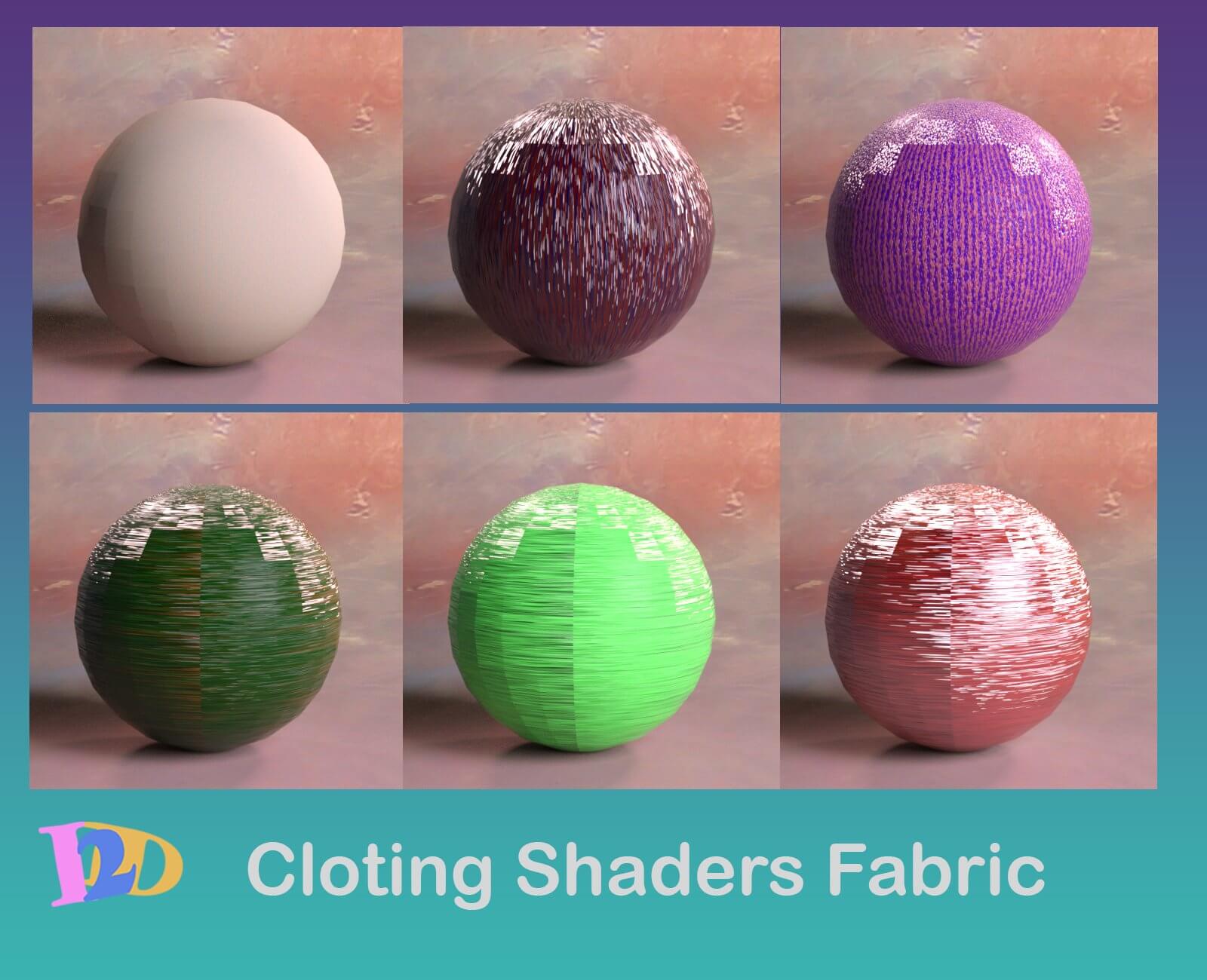 I2D Realistic Clothing Fabric Shaders - Daz Content by den