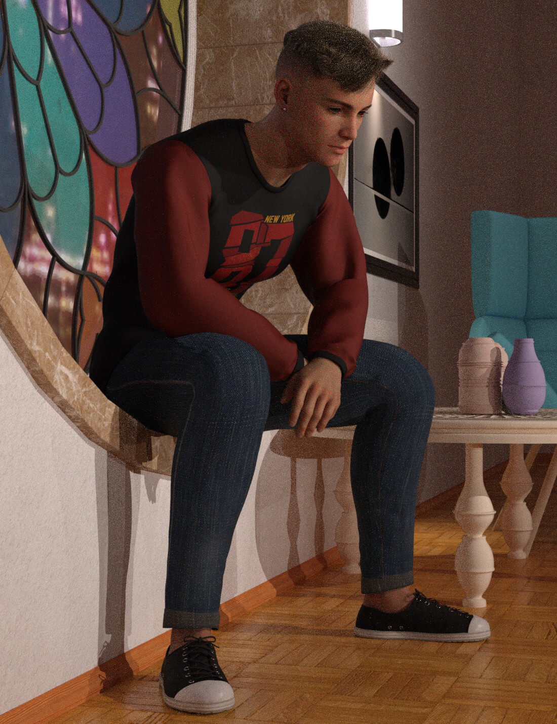 LT Aesir HD for Genesis 9 Male - Daz Content by den