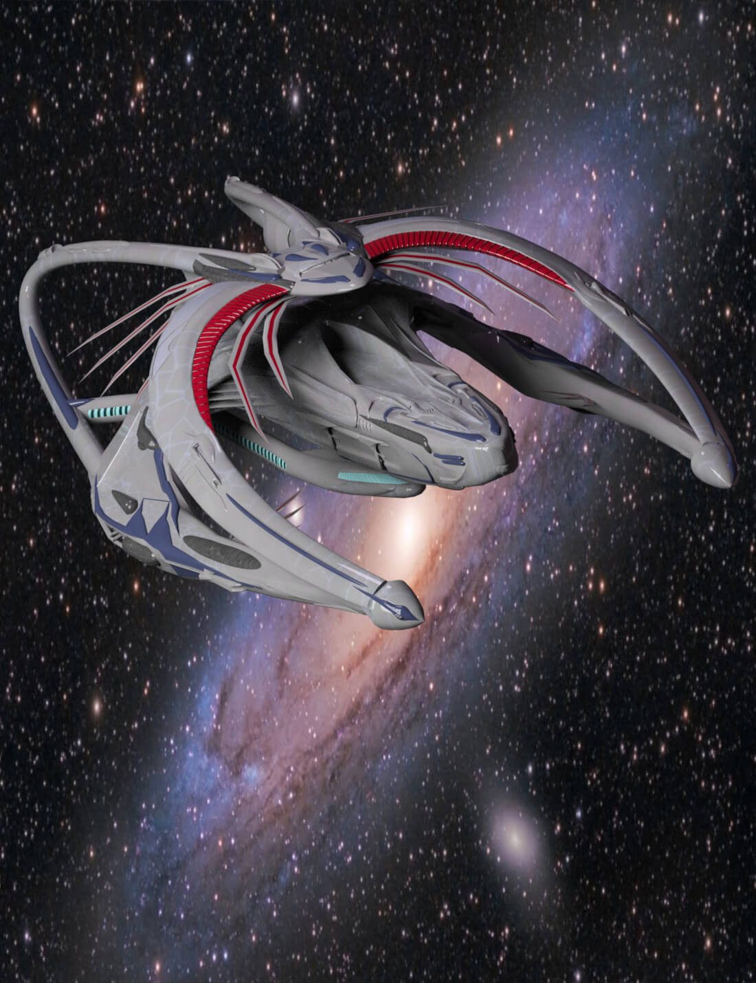 Andromeda Ascendant Starship for Unreal Engine - 3D Model by den