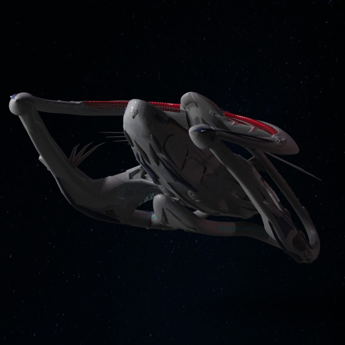 Andromeda Ascendant Starship for Unreal Engine - 3D Model by den