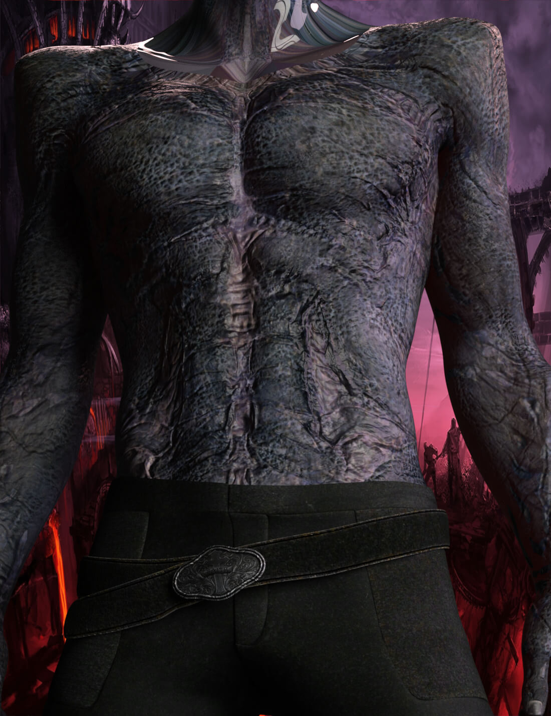 LT Evil Body and Head Morphs for Genesis 9 OBJ Fit - 3D Model by den