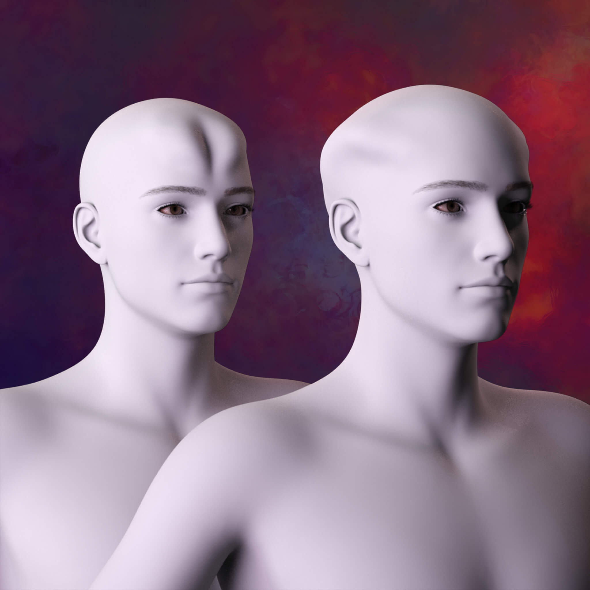 LT Evil Body and Head Morphs for Genesis 9 OBJ Fit - 3D Model by den