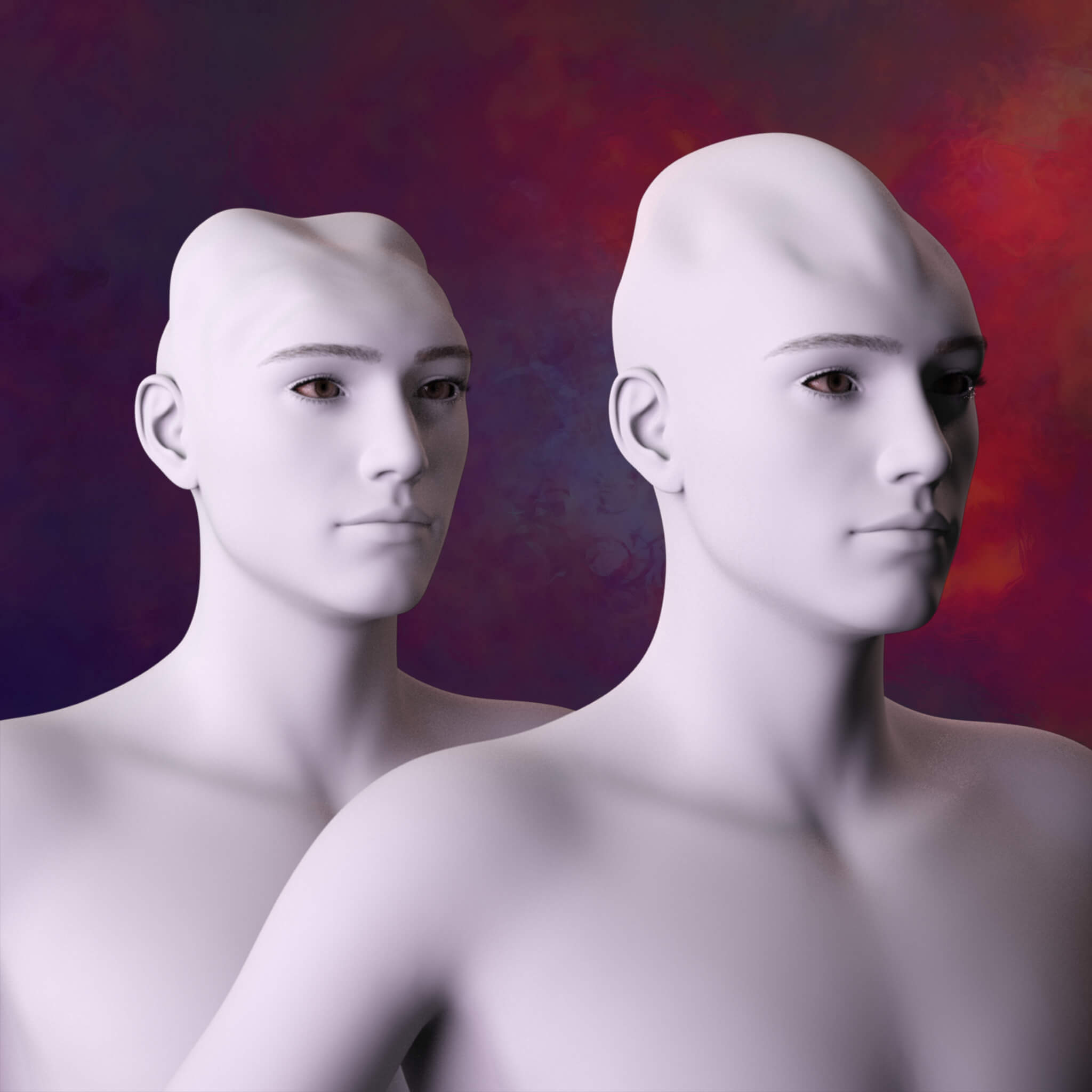 LT Evil Body and Head Morphs for Genesis 9 OBJ Fit - 3D Model by den