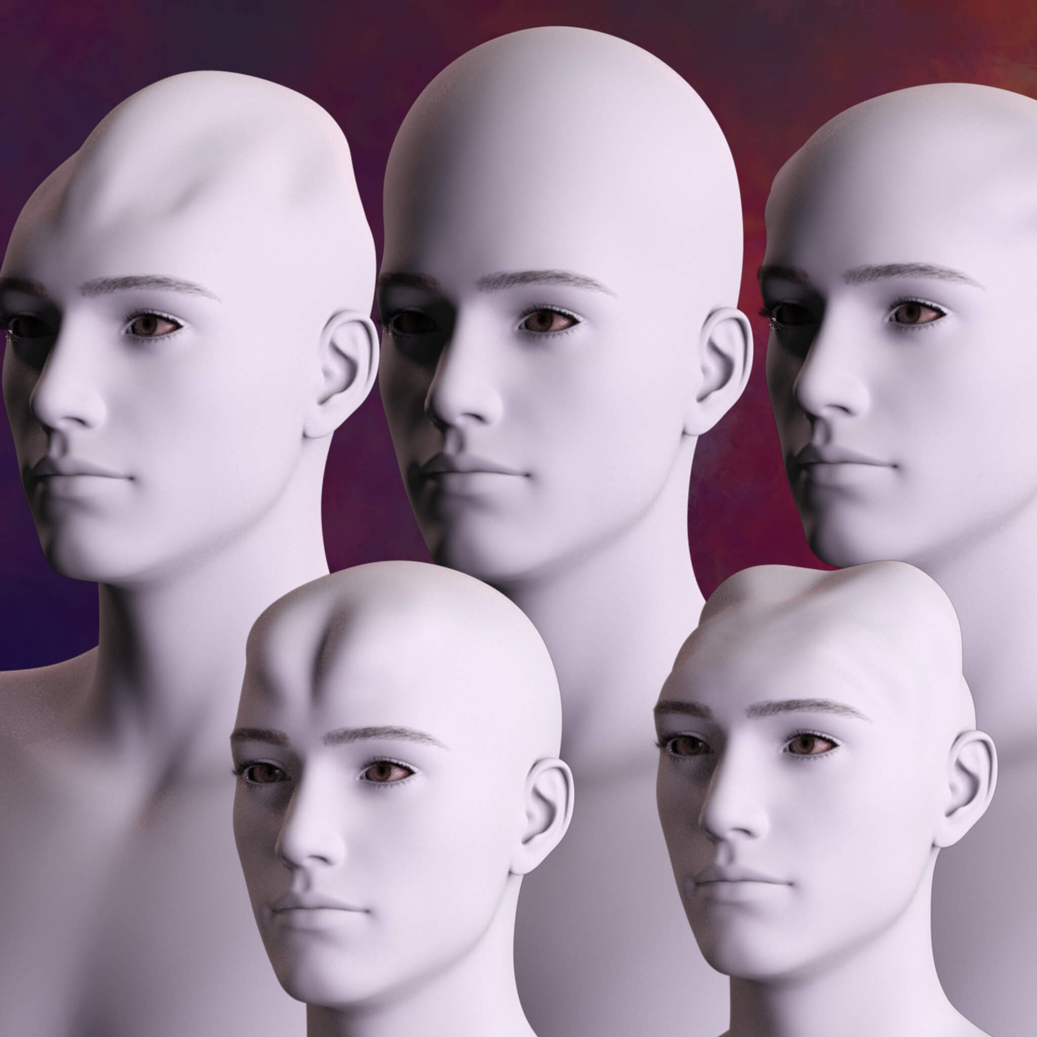 LT Evil Head Morphs HD for Genesis 9 Male - Daz Content by den