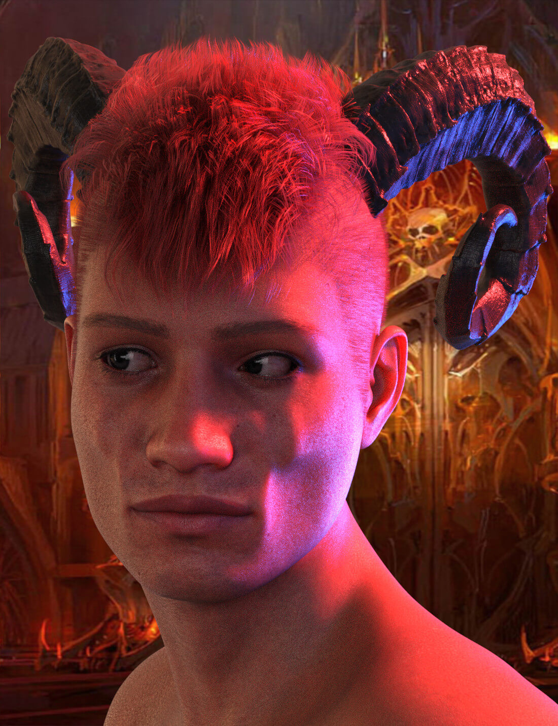 LT Evil Head Morphs HD for Genesis 9 Male - Daz Content by den