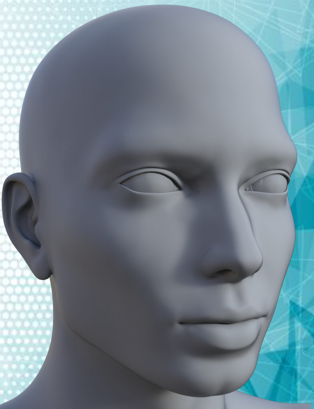 LT G9 Heads and Bodies Vol 1 Base Male Wavefront OBJ Fit - 3D Model by den