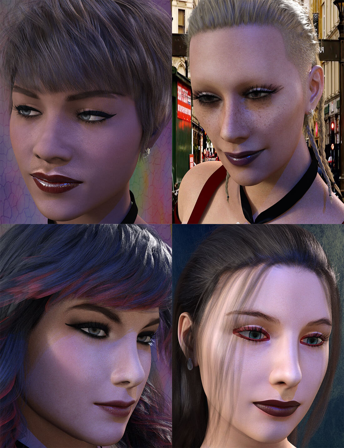 LT Genesis 9 Head Morphs Vol 1 Base Female Fit - 3D Model by den