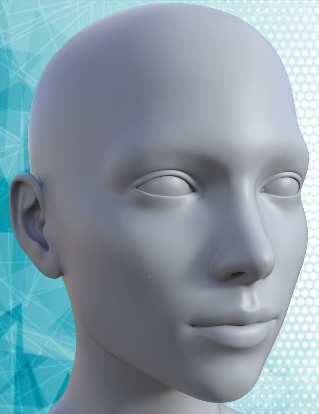 LT Genesis 9 Head Morphs Vol 1 Base Female Fit - 3D Model by den
