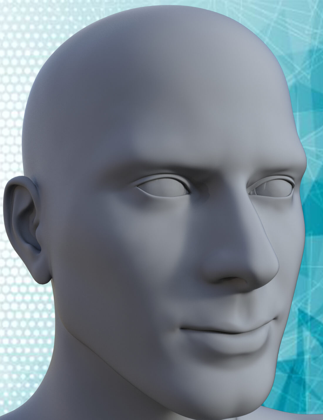 LT Genesis 9 Head Morphs Vol 1 Base Male Fit - 3D Model by den