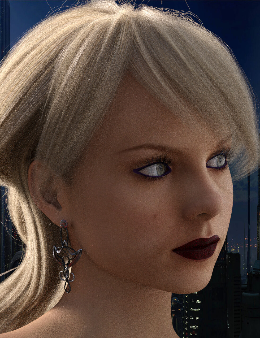 LT Genesis 9 Heads Vol 1 and 3 Base Female Wavefront OBJ Fit - 3D Model ...