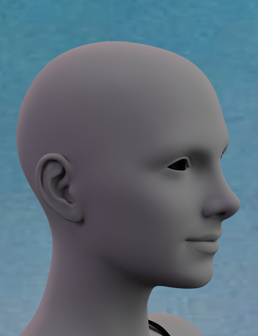 LT Genesis 9 Heads Vol 1 and 3 Base Female Wavefront OBJ Fit - 3D Model by den