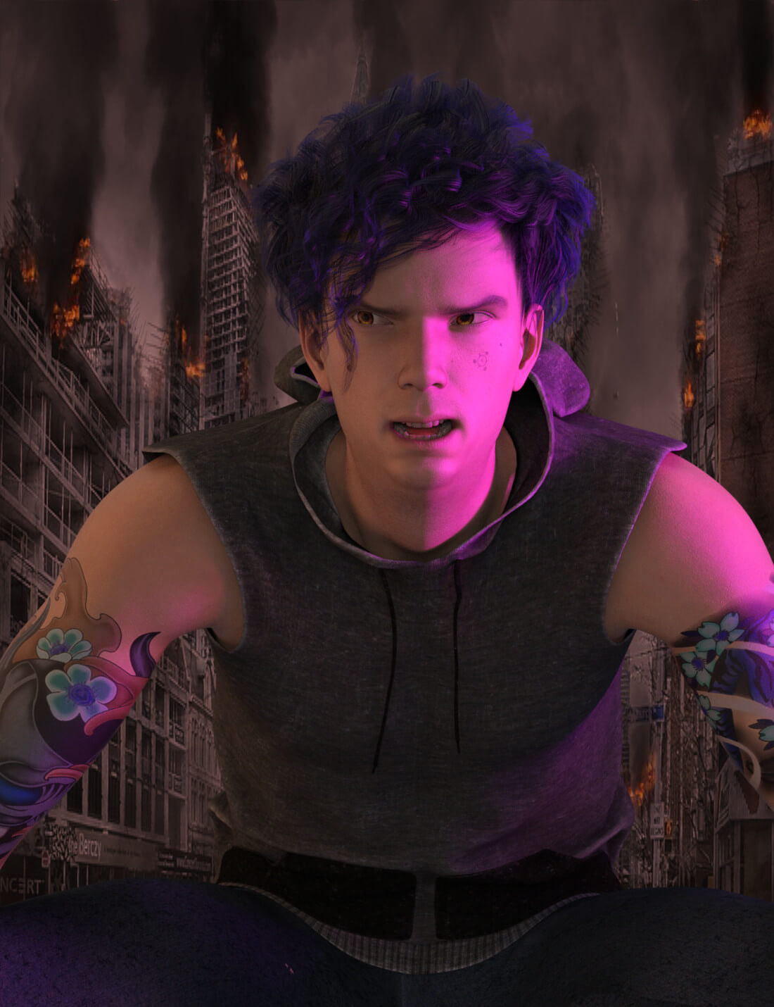 LT Kurosaki HD Expansion Textures Blood for Genesis 8.1 Male - Daz ...