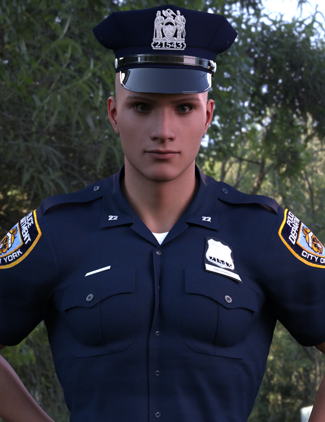 LT Parker for Genesis 9 OBJ Fit - 3D Model by den