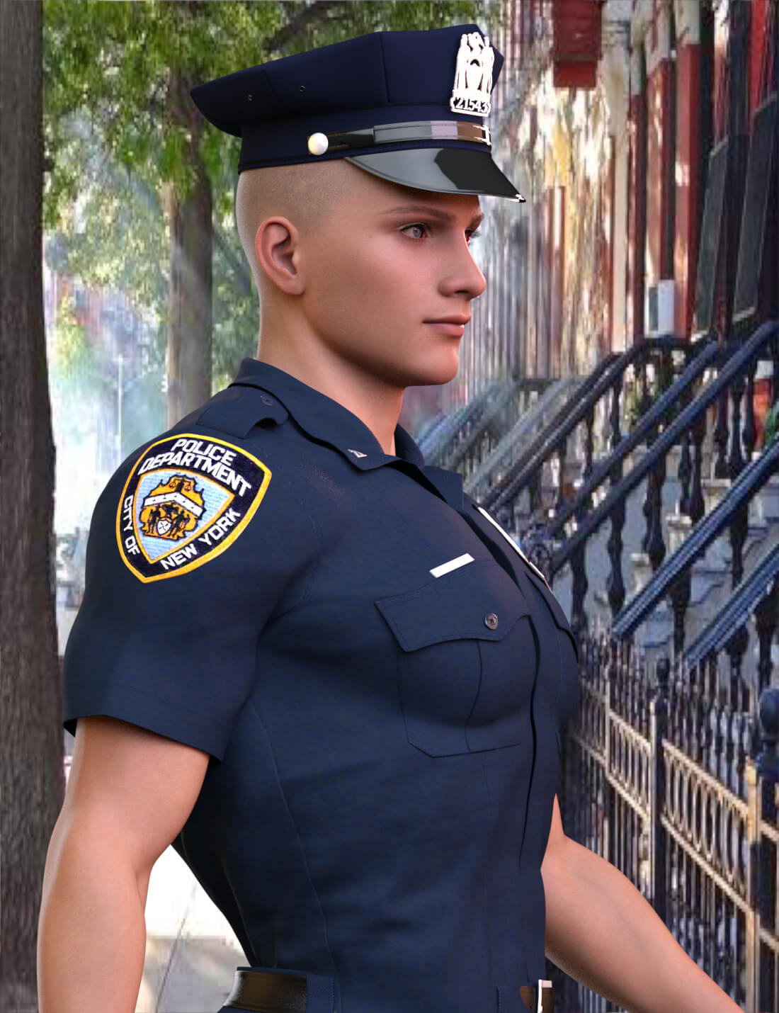 LT Parker for Genesis 9 OBJ Fit - 3D Model by den