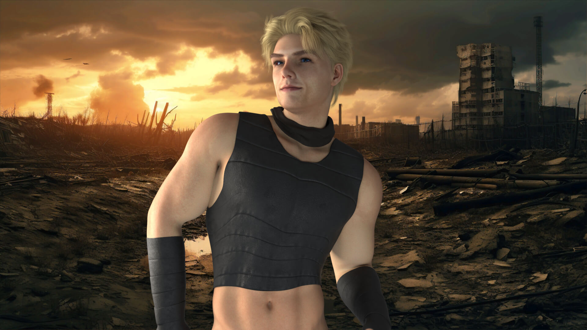 Nick HD Autodesk FBX Rigged With Textures - 3D Model by den